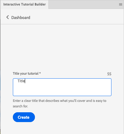 [Ps] Create a tutorial