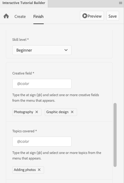 [Ai] Create a tutorial