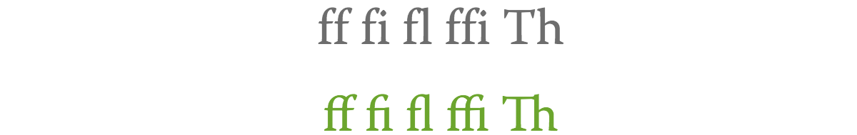 Syntax for OpenType features in CSS