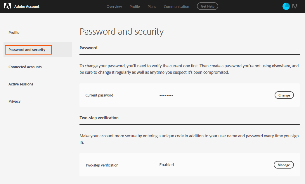 Adobe Authenticatorin käyttöönotto kaksivaiheiseen vahvistukseen