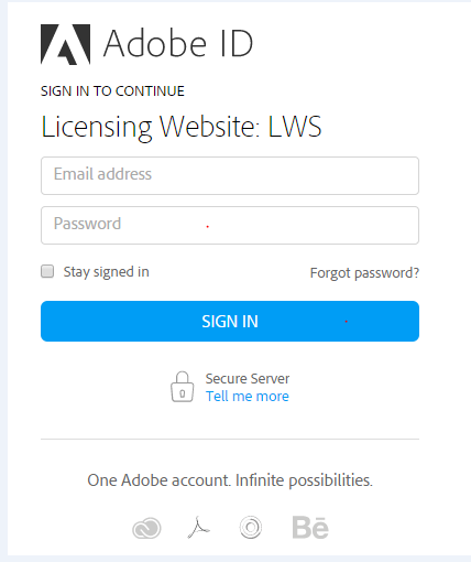 Adobe Licensing Website | Serial numbers, orders, and accounts