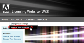 Adobe Licensing Website | Serial numbers, orders, and accounts