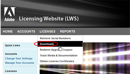 Adobe Licensing Website | Serial numbers, orders, and accounts