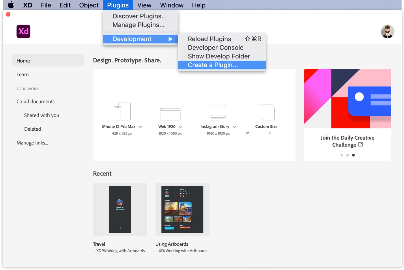 Create Install Uninstall Reload Plugins