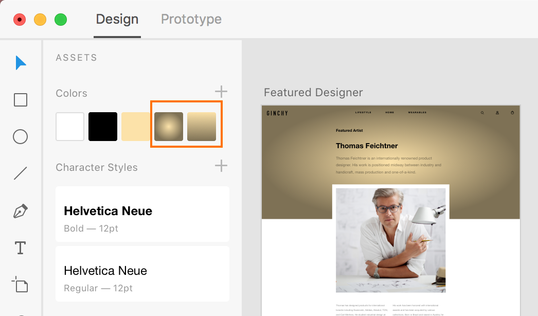 Create And Modify Radial And Linear Gradients In Adobe Xd
