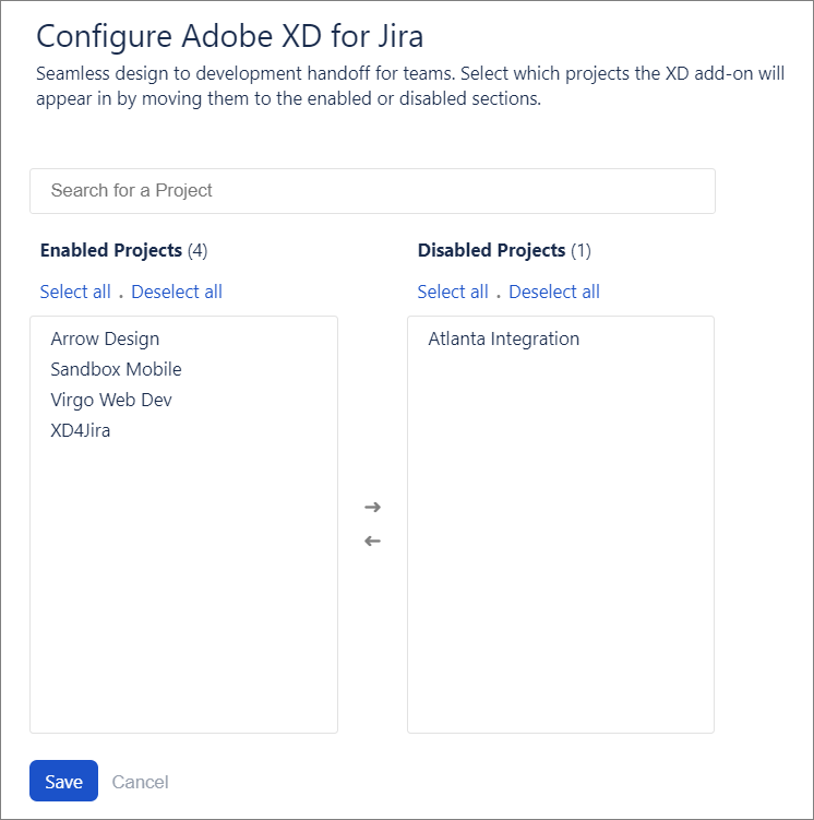 Share Adobe XD prototypes and design specifications in Jira
