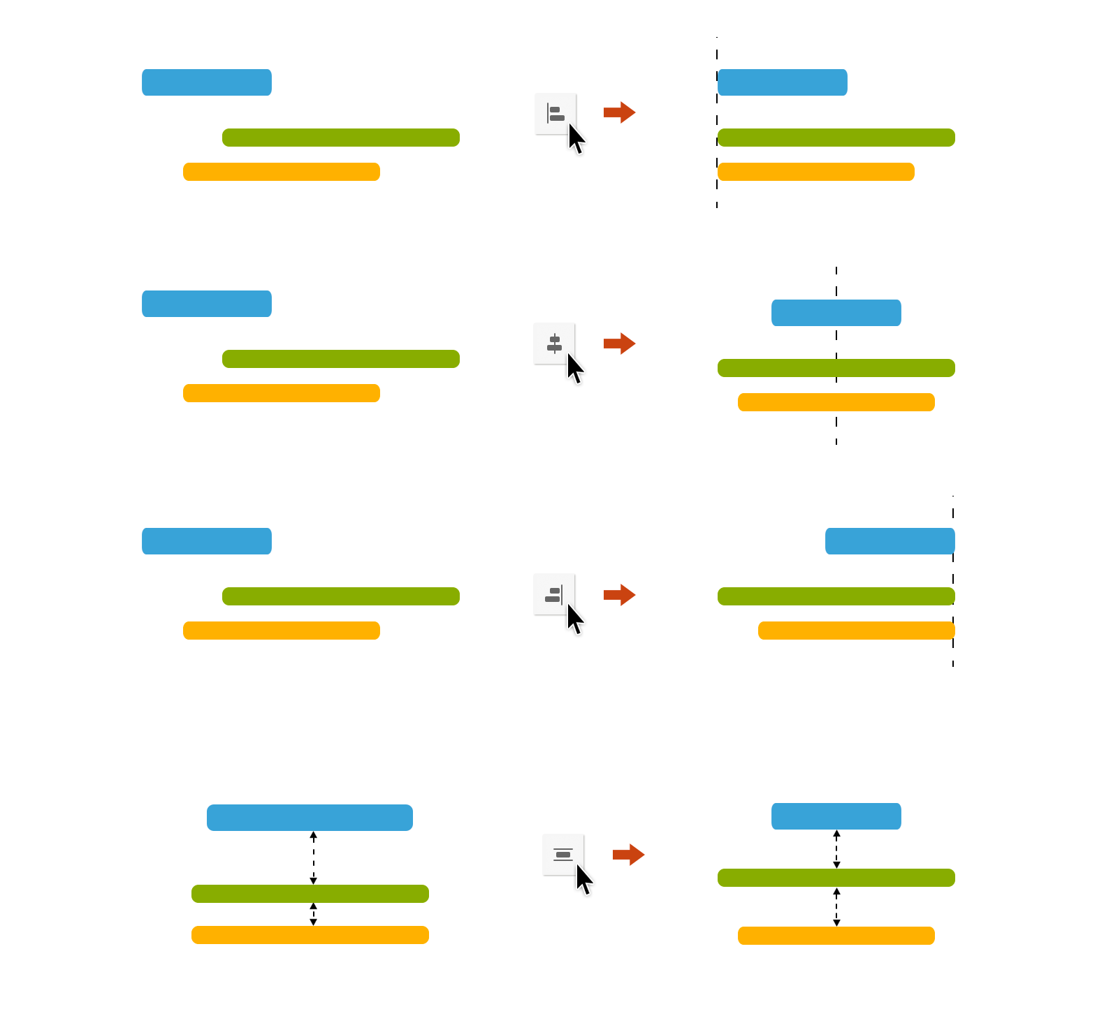 Move, align, distribute, and arrange objects in Adobe XD.