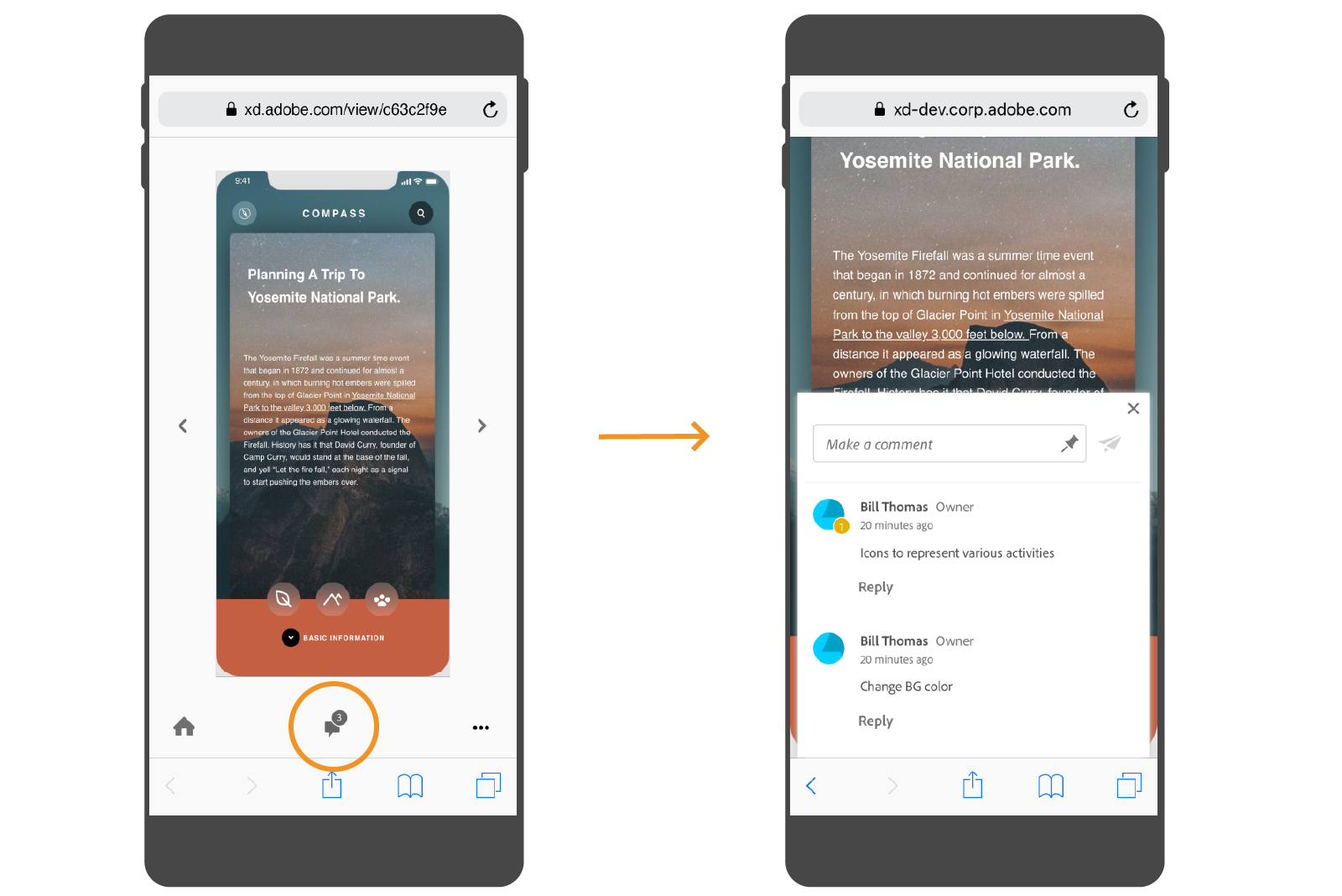 Work with shared prototypes in XD