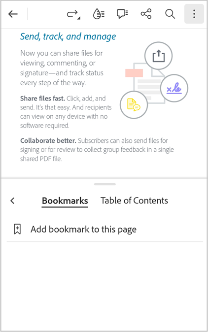 Trabajo con archivos PDF en Acrobat Reader Android: nueva experiencia