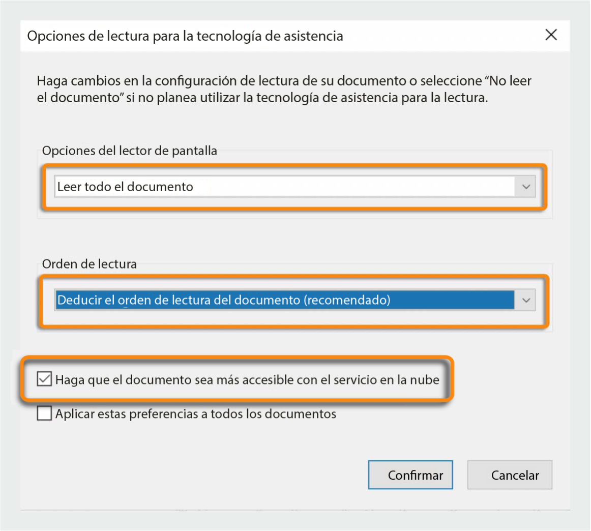 Capacidades de lector de pantalla mejoradas con el nuevo servicio ...