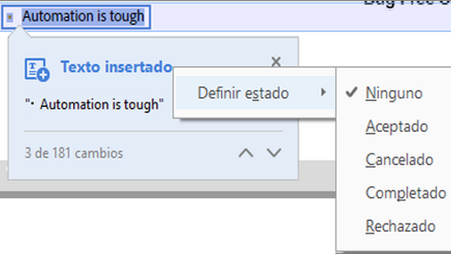 Comparación de dos versiones de un archivo PDF en Adobe Acrobat