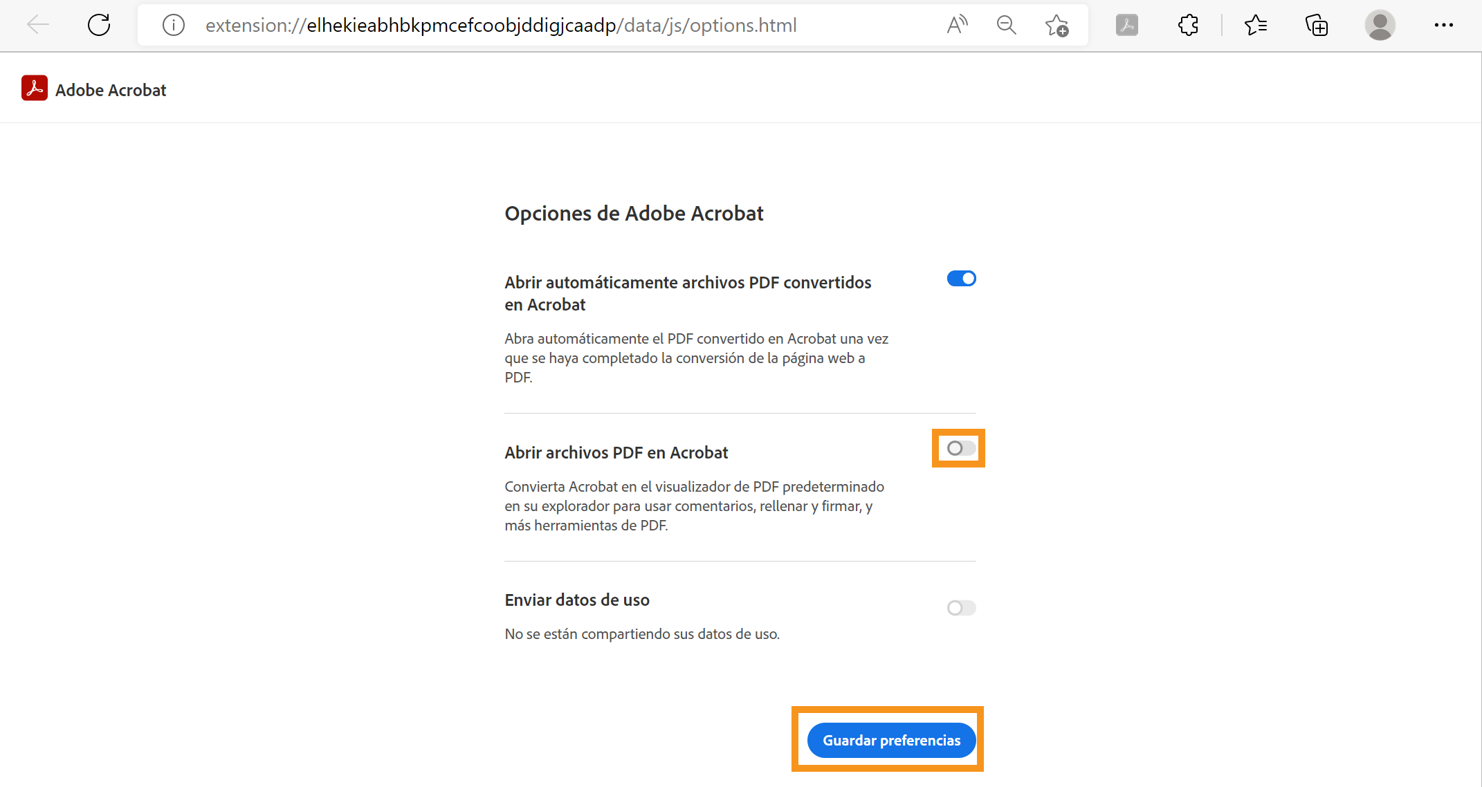 Activar La Extensi n De Adobe Acrobat Para Microsoft Edge