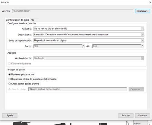 Añadir modelos 3D a archivos PDF (Acrobat Pro)