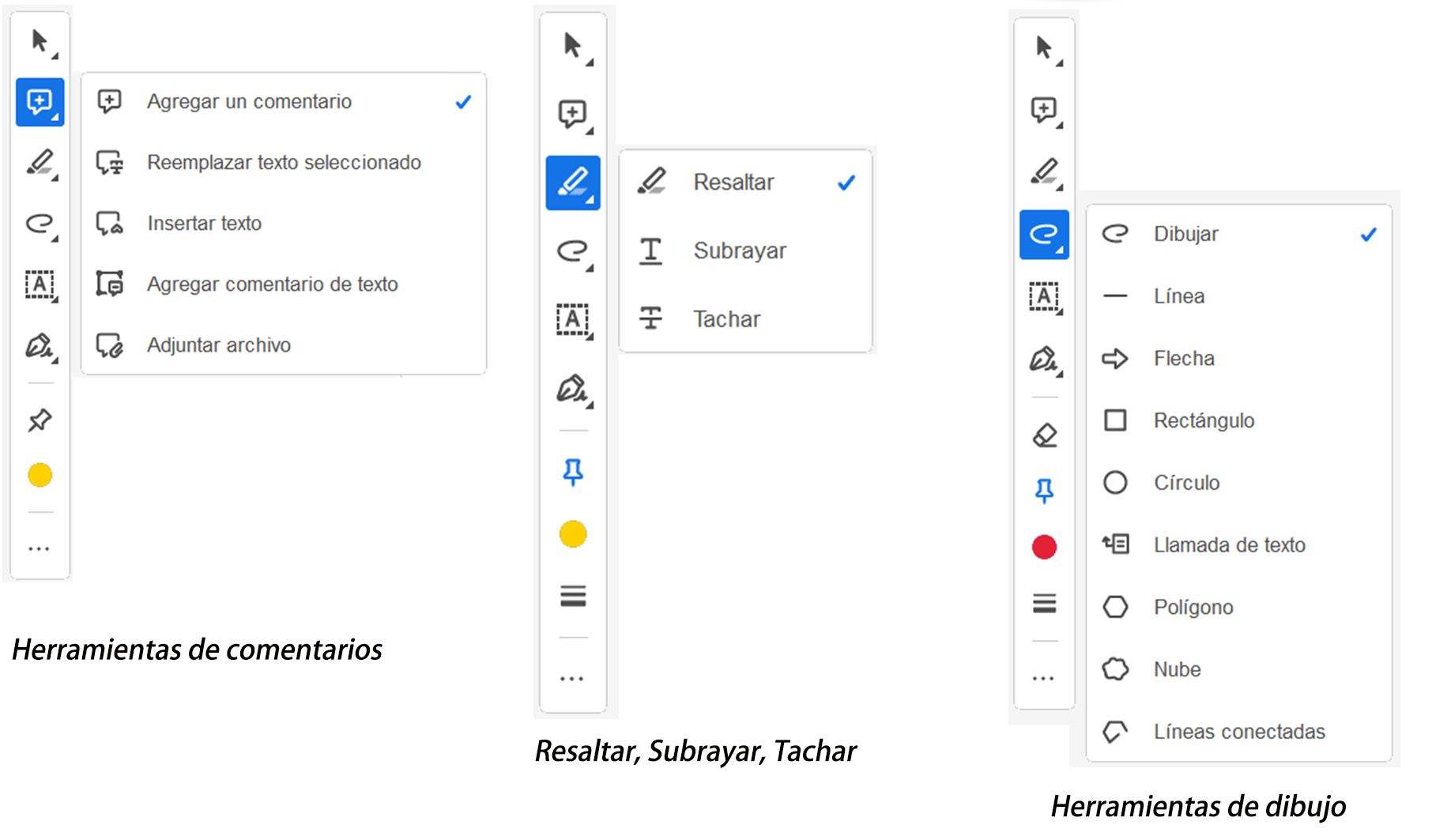 Uso de las herramientas de anotación y marcado de dibujo para añadir ...