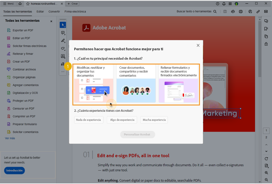 Novedades de Adobe Acrobat