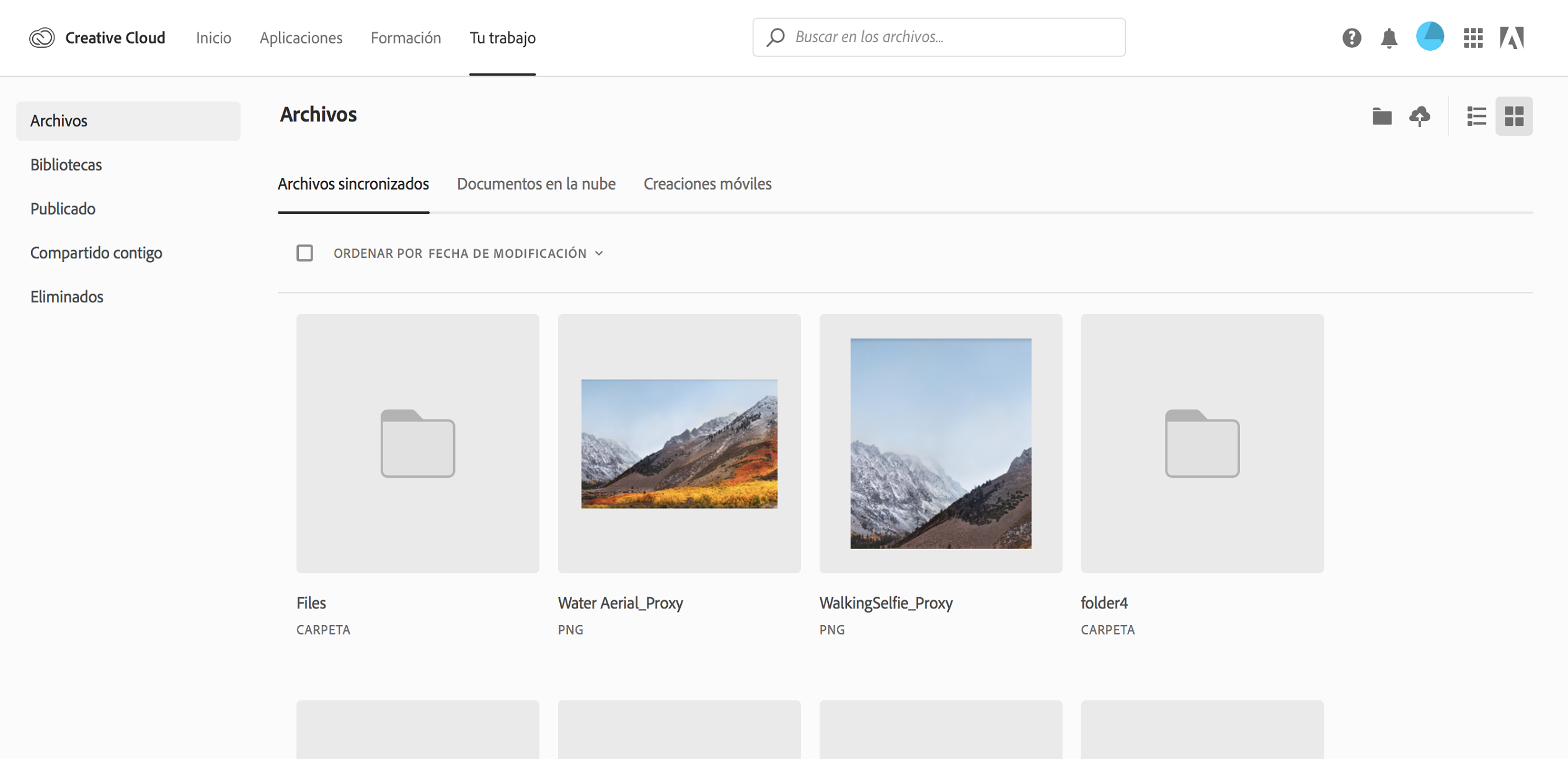 Bibliotecas Creative Cloud en After Effects
