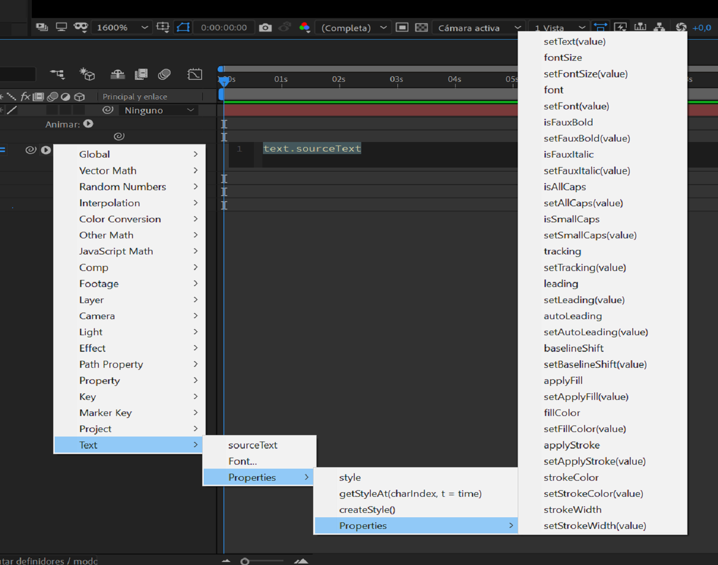 Edición de los estilos y las propiedades de texto mediante los ...