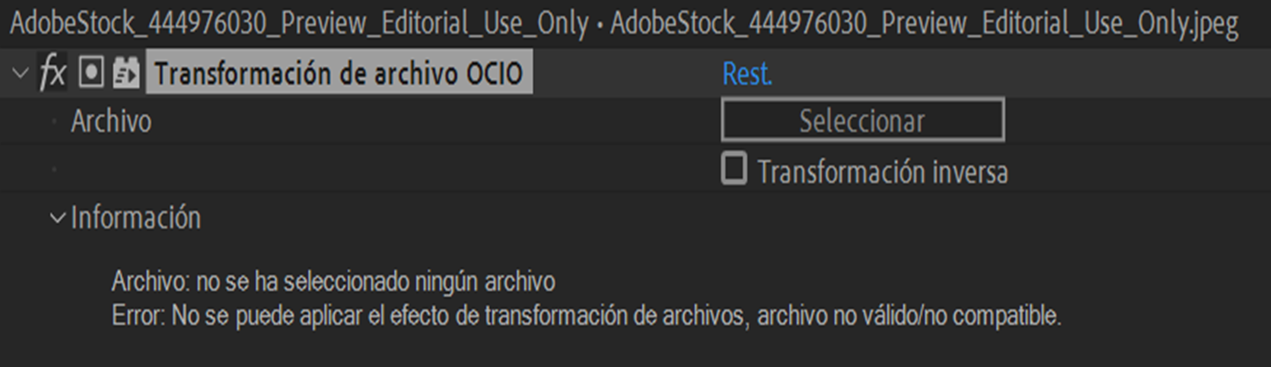 Gestión de color de OpenColorIO y ACE