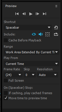 Previsualizar sin procesar en After Effects