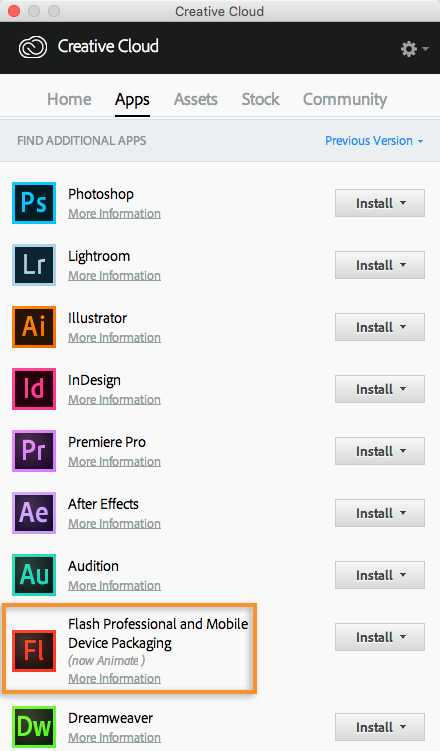 ¿Dónde está Flash Professional? ¡Flash ahora es Animate!