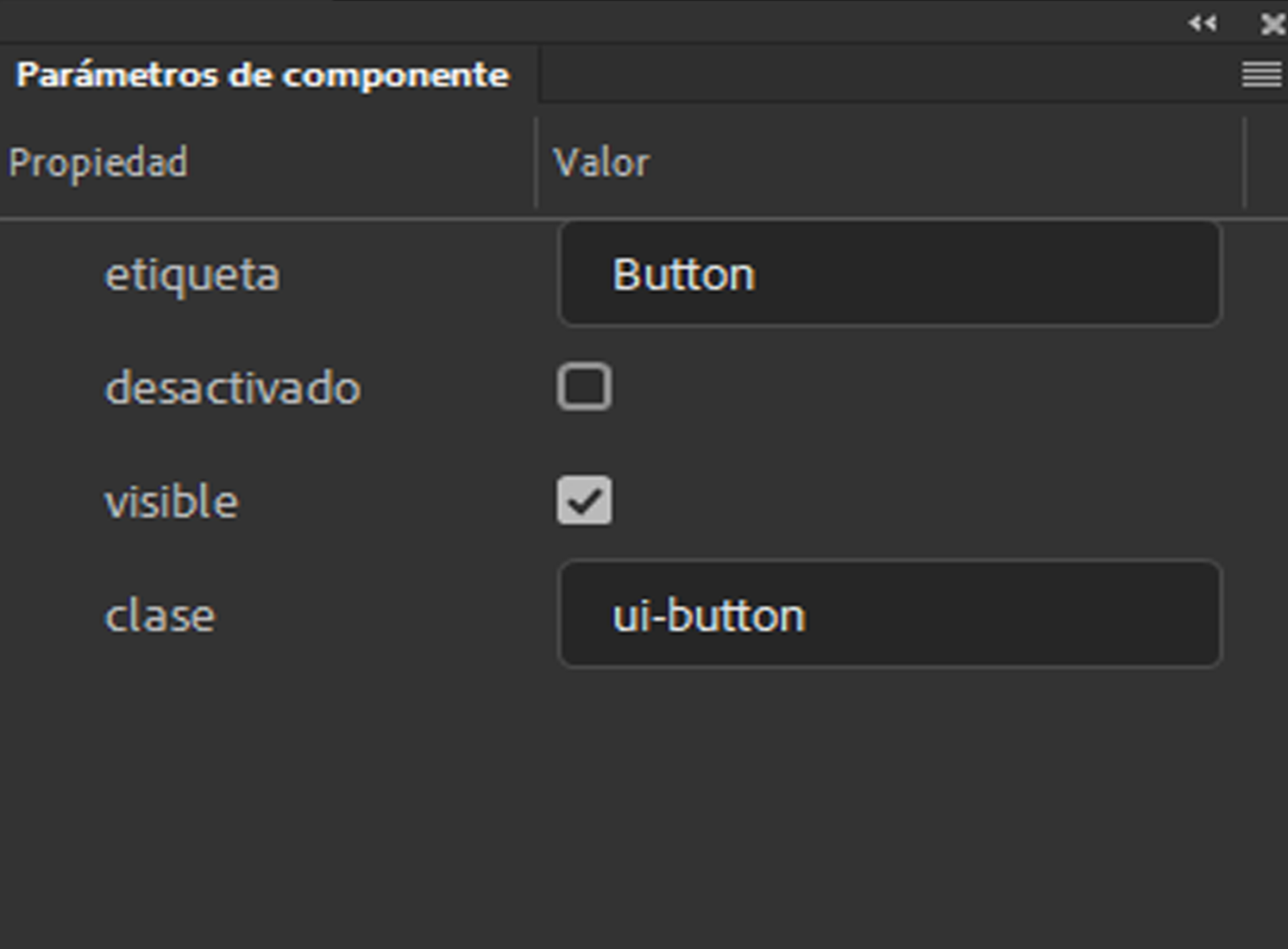 Paneles de edición en Animate