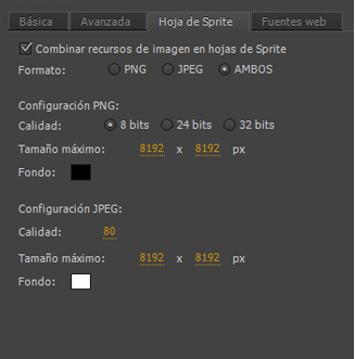 Creación de documentos de HTML5 Canvas en Animate