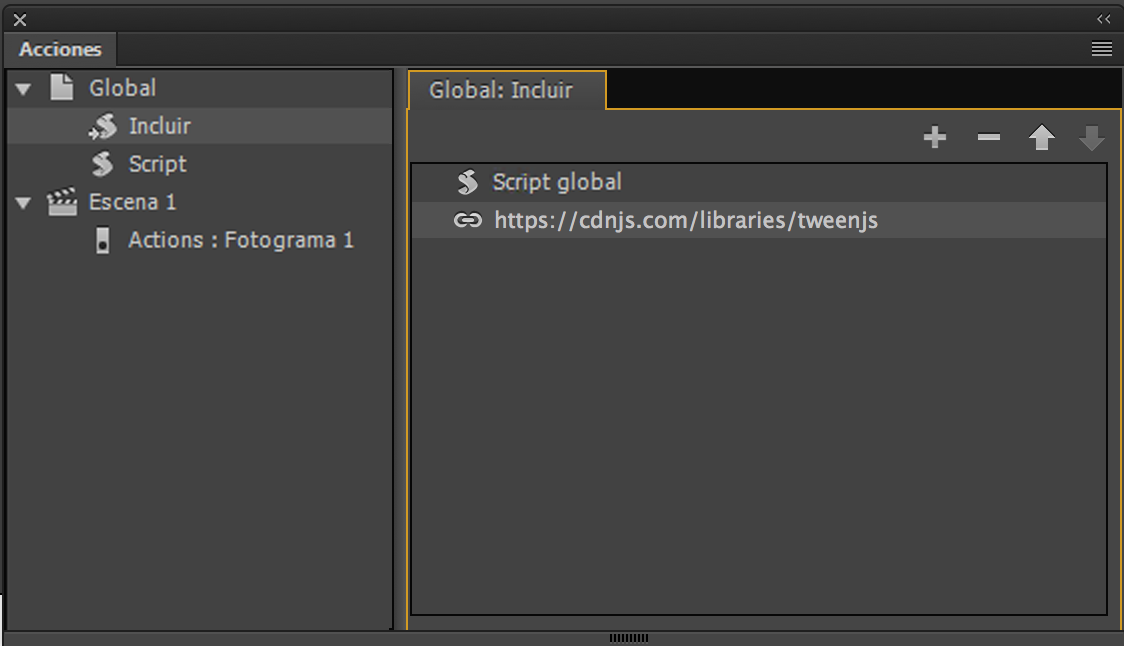 Creación de documentos de HTML5 Canvas en Animate