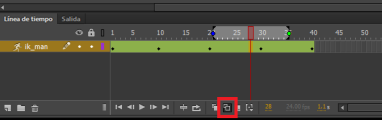 Animación fotograma a fotograma en Animate