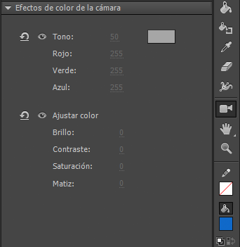 Cámara en Animate