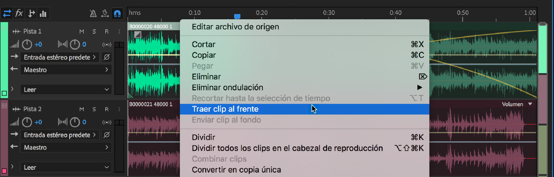 Aprenda a editar y organizar clips