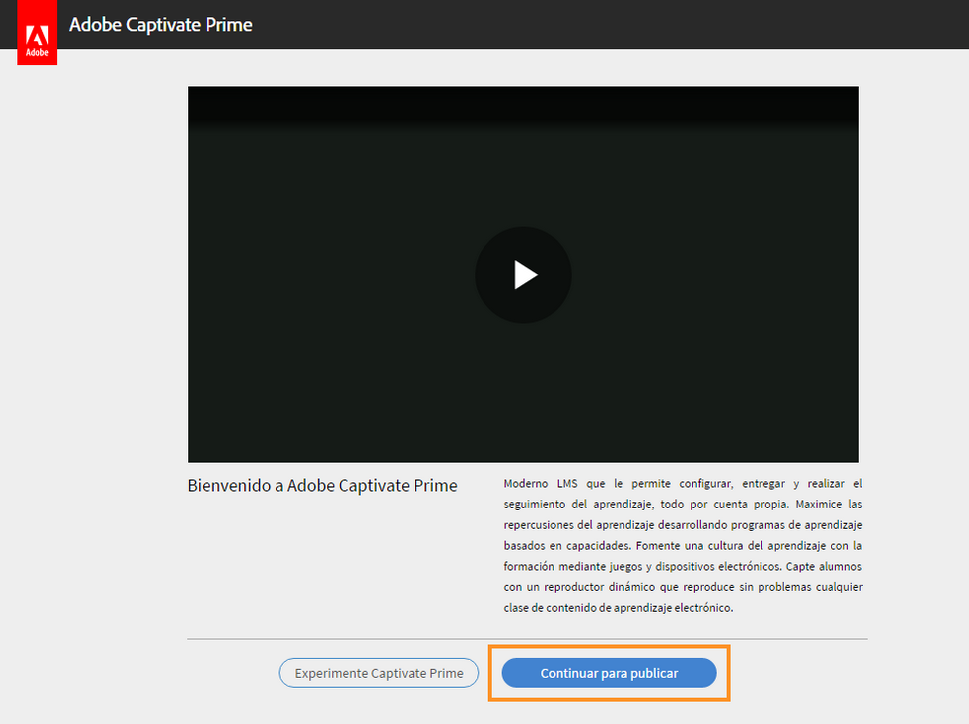 Utilizar Adobe Captivate con un LMS