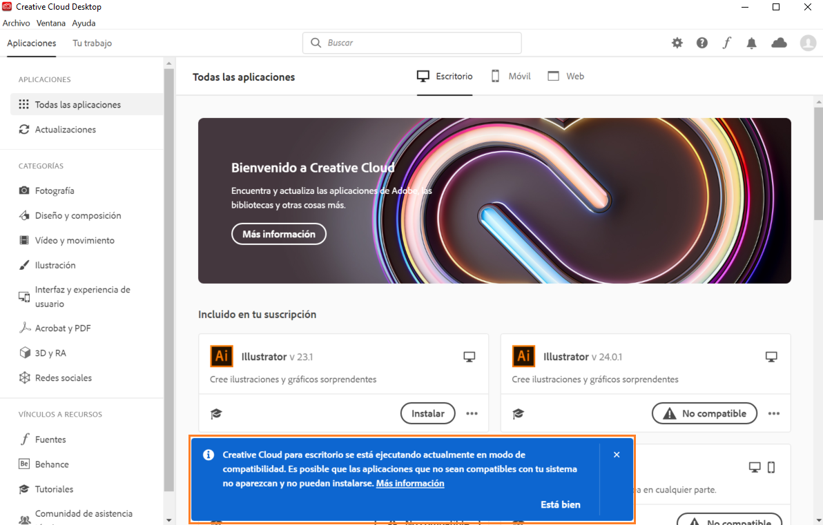 No se muestran todas las aplicaciones para su descarga | Aplicación de ...