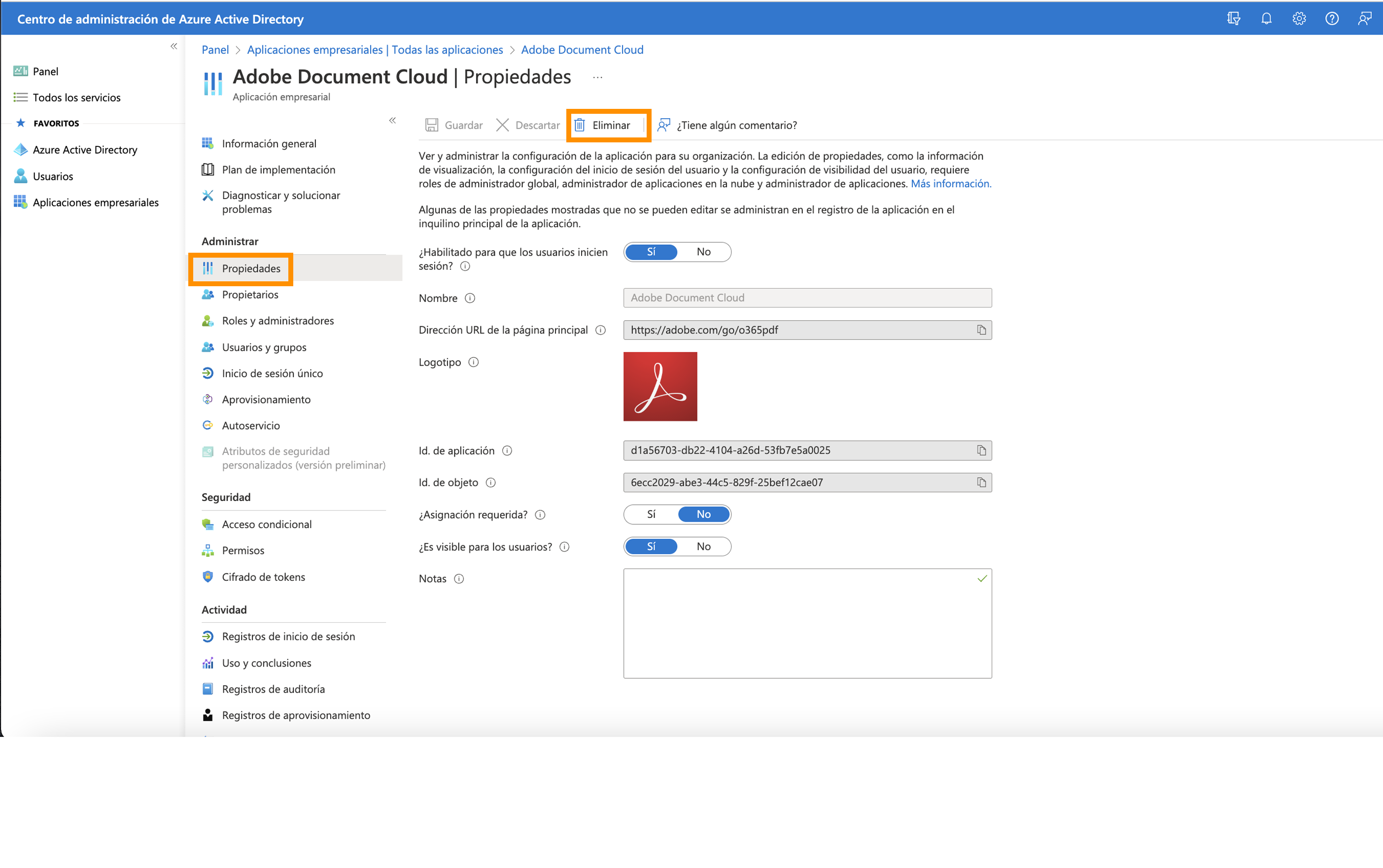 Implementar Adobe Acrobat para Microsoft 365