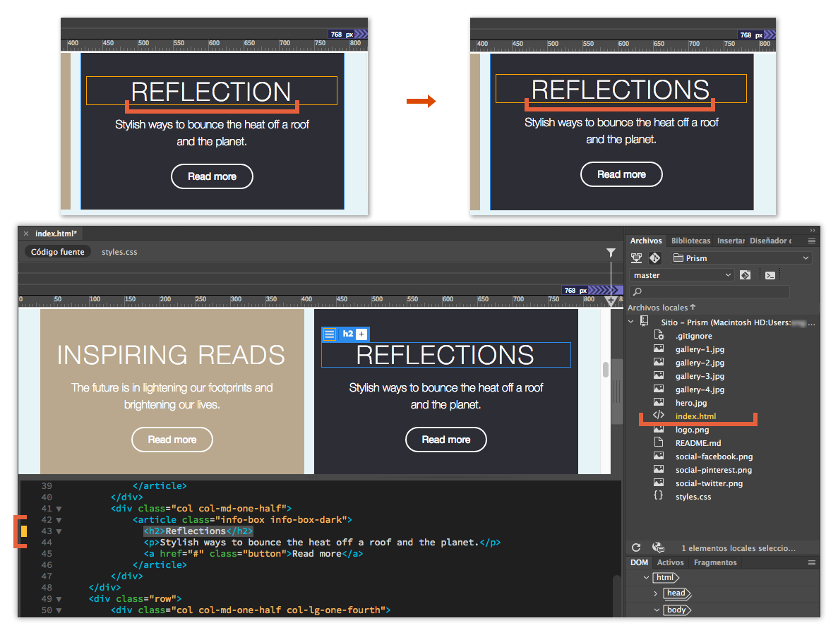 Aprenda a descargar y utilizar Git con Dreamweaver.