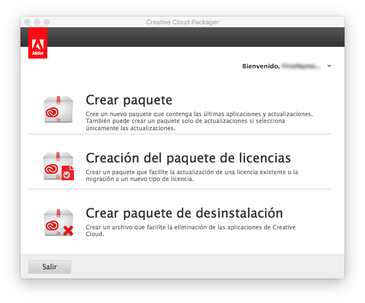 Paquete de licencias de Adobe Creative Cloud