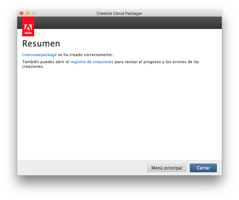 Paquete de licencias de Adobe Creative Cloud