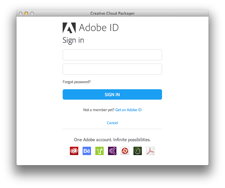 Paquete de licencias creativas de Adobe Creative Cloud