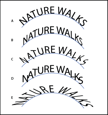 Cómo crear texto en un trazado en Illustrator