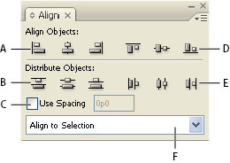 Alineación y distribución de objetos en InDesign