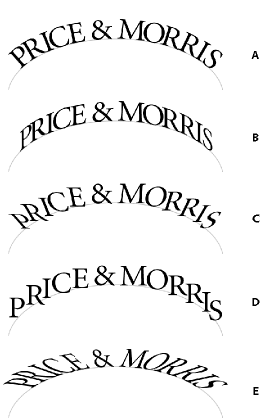 Creación de texto en un trazado en InDesign