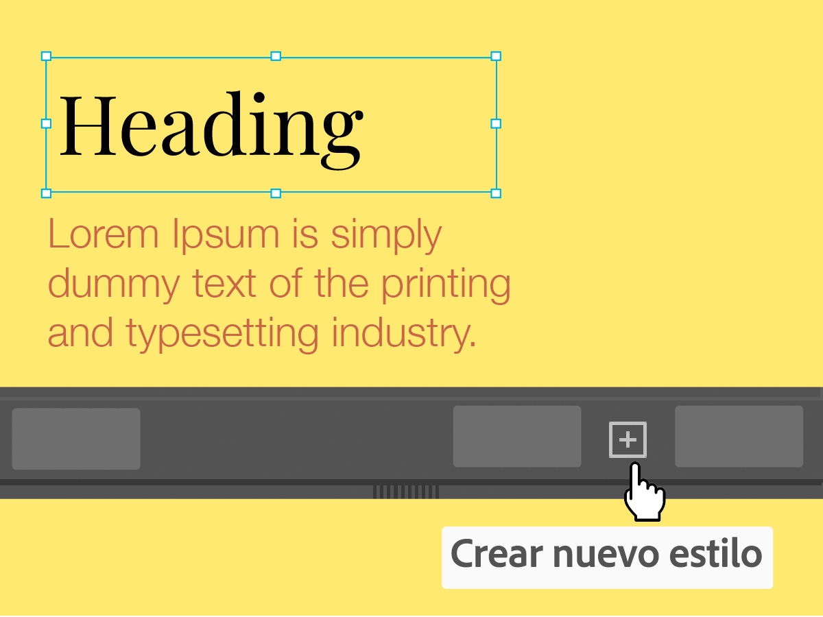 Aspectos básicos de los estilos de párrafo y de carácter