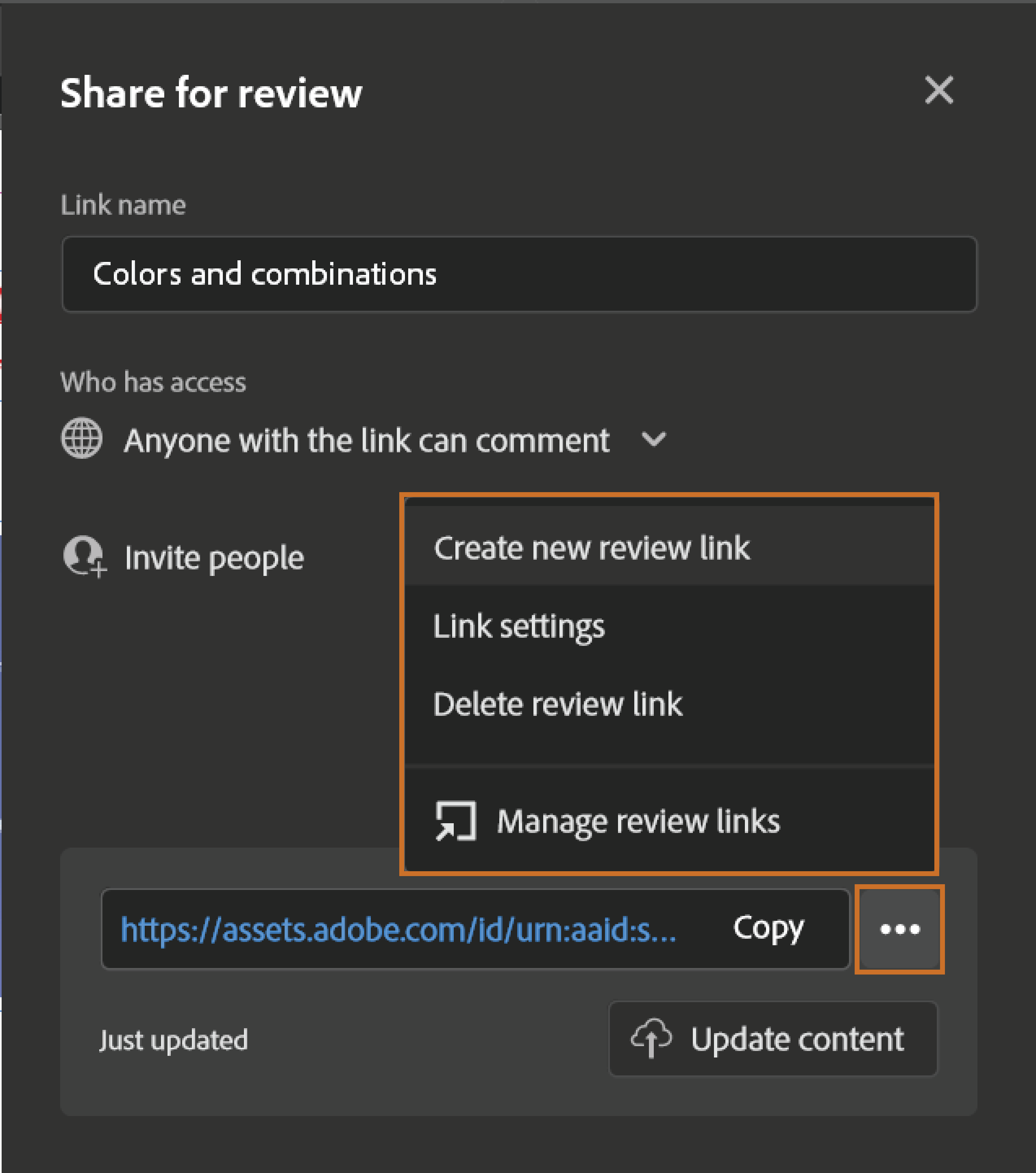 Aprenda a compartir documentos de InDesign para revisar