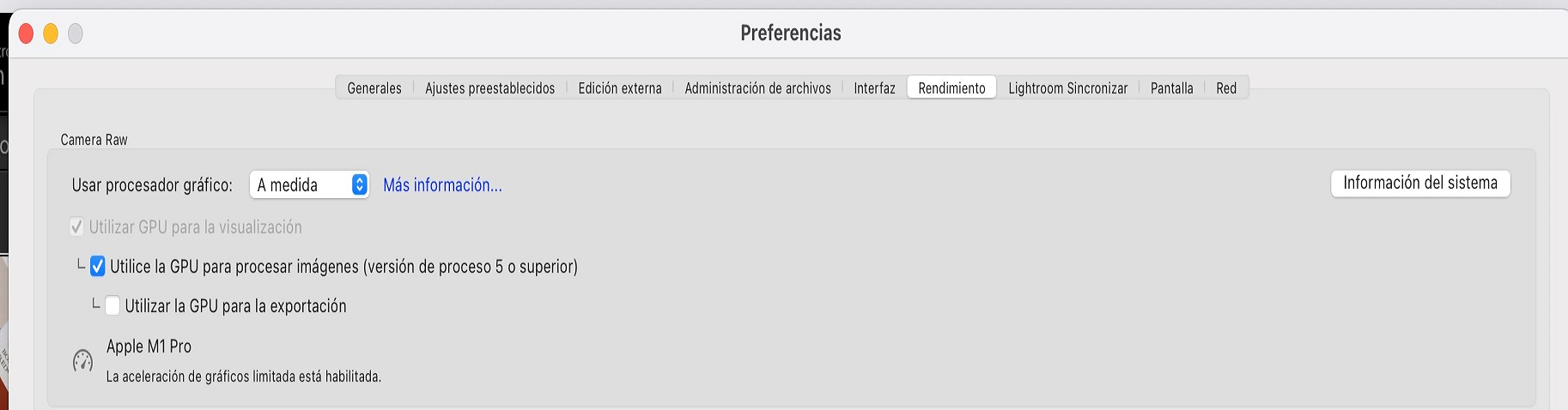 Preguntas frecuentes sobre la GPU de Adobe Lightroom Classic