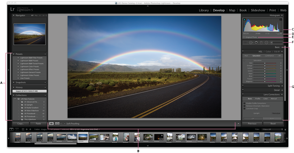 Uso del módulo Revelar en Lightroom Clásico