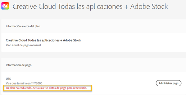 Impedir que Adobe Creative Cloud se abra en modo de prueba después de comprarlo
