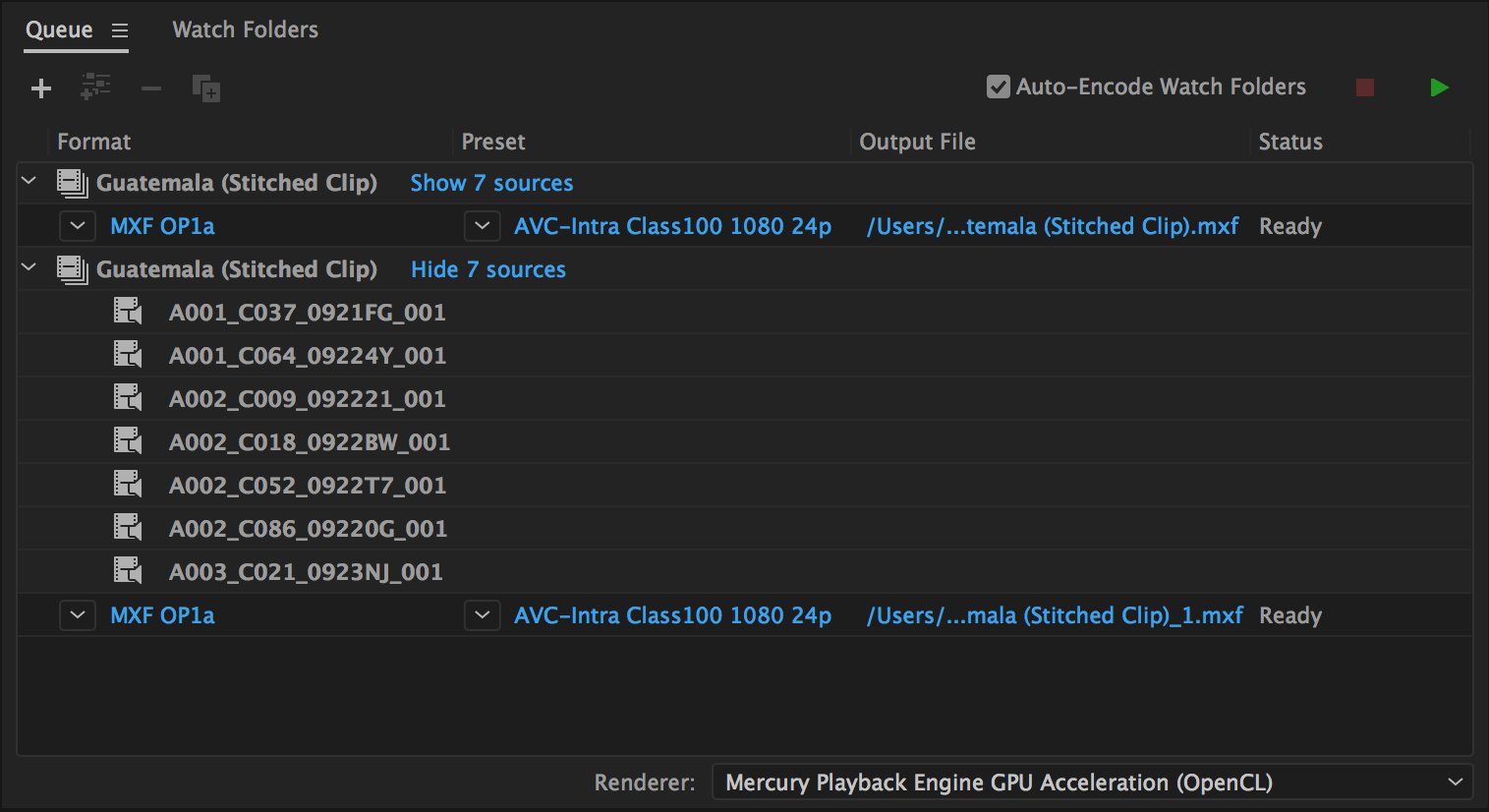 Más información e introducción a Adobe Media Encoder