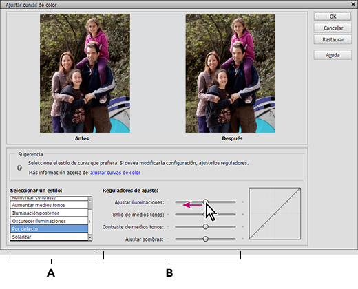 Corrección de tintes de color en Photoshop Elements