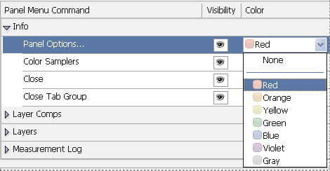 Paneles y menús en Photoshop