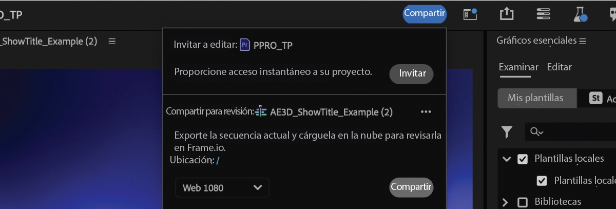 Invitar a colaboradores a coeditar un proyecto
