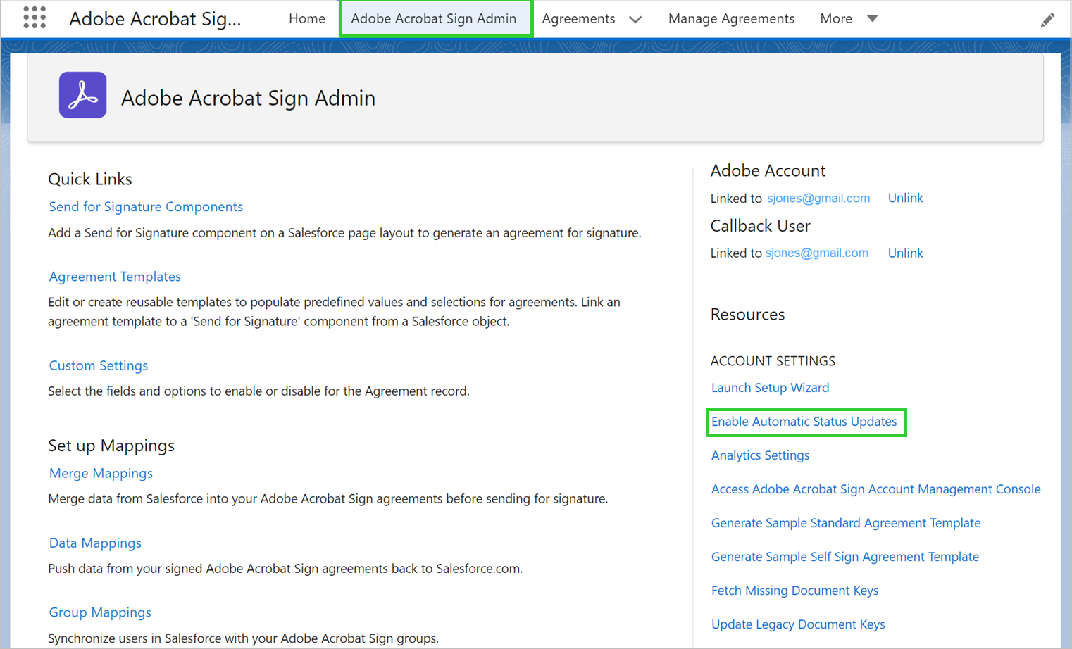 Guía de instalación de Adobe Sign para Salesforce